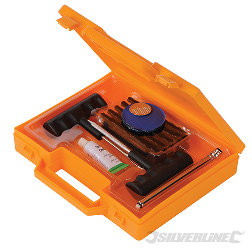 Auto Reifen Reparatur Set 39tlg. PKW Motorrad Reifen Flicken KFZ ...