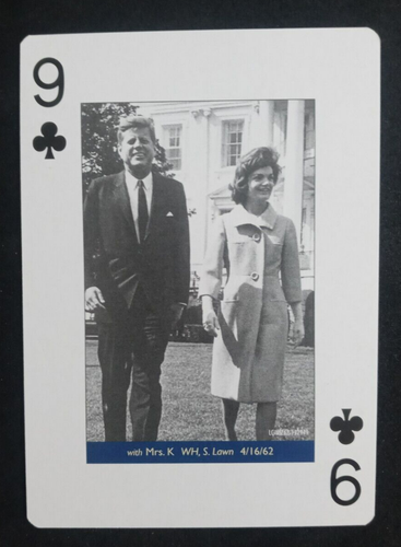 2004 JFK John F Kennedy Playing Card 9 Clubs | eBay
