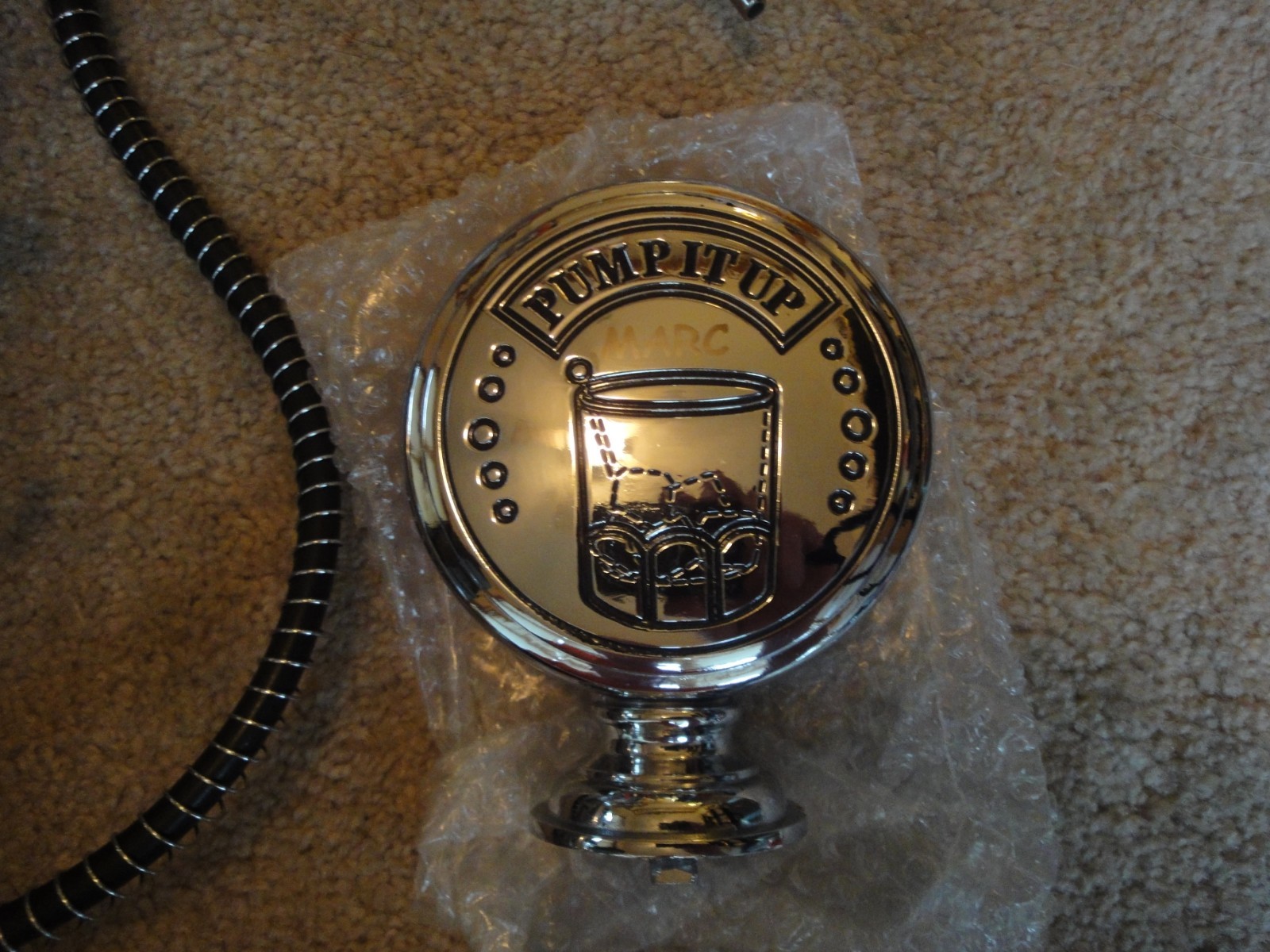 Vintage visible gas pump, gravity feed liquor, spirits dispenser. NOS ...