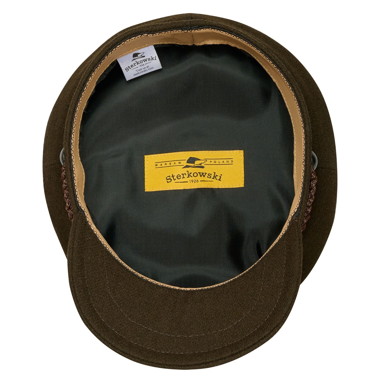 Sterkowski KASHUBIA MODEL 1 Wolle Kapitänsmütze Elbsegler Schiffermütze ...