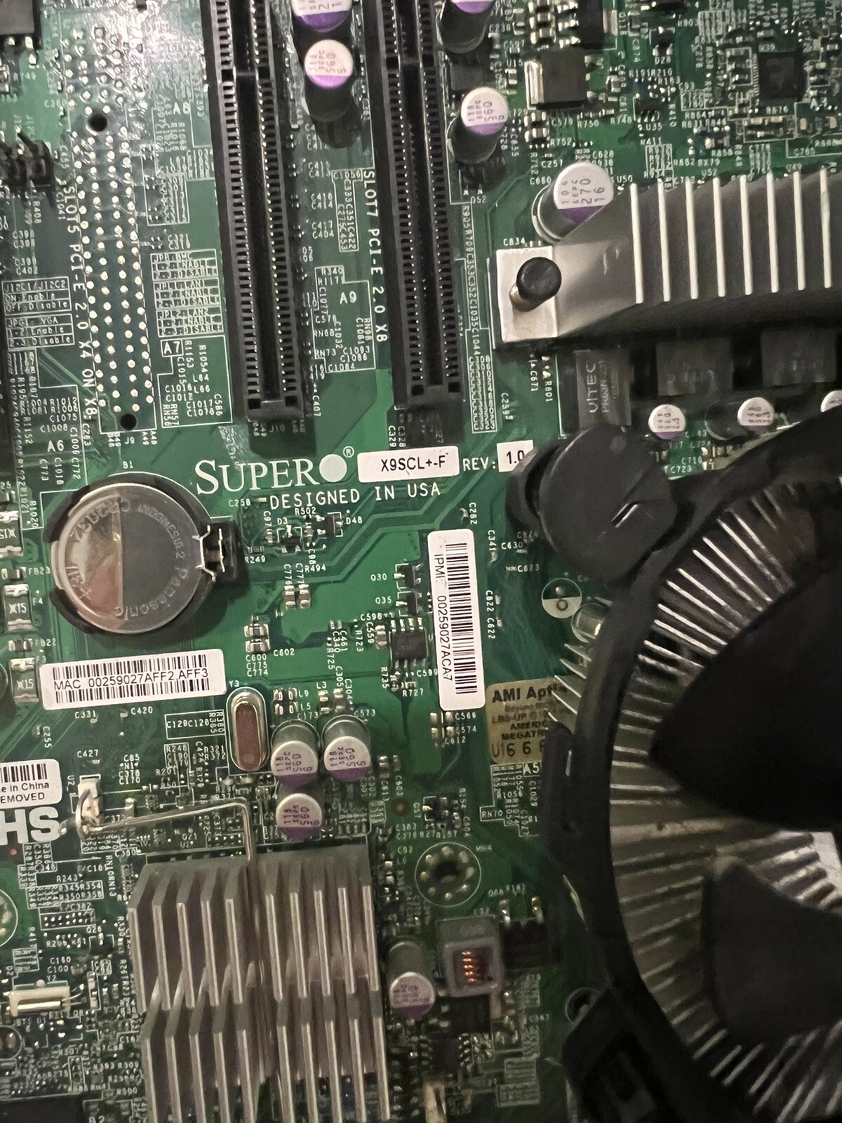 SUPERMICRO X9SCL LGA 1155 Xeon E3 Micro ATX With E3-1230 With Shield | eBay