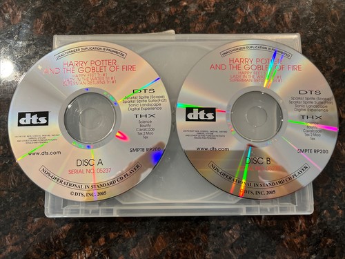 Movie Theater Sound DTS THX Disc Set - Harry Potter and the Goblets of ...