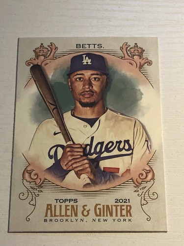 2021 Topps Allen & Ginter Mookie Betts Dodgers 92 | eBay