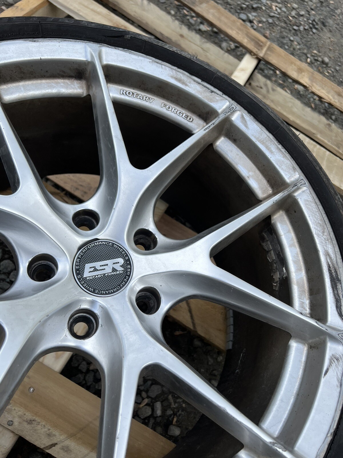 19x9.5 ET35 5x120 ESR RF2 Wheel Rim | 99551435RF2MBLK5X120 ...