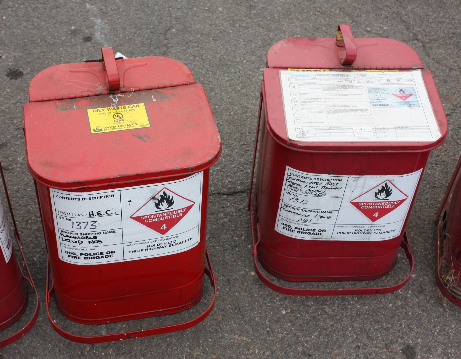Protectoseal Oily Listed Waste Can 38L 10 Gal 1403 21R0 Industrial ...
