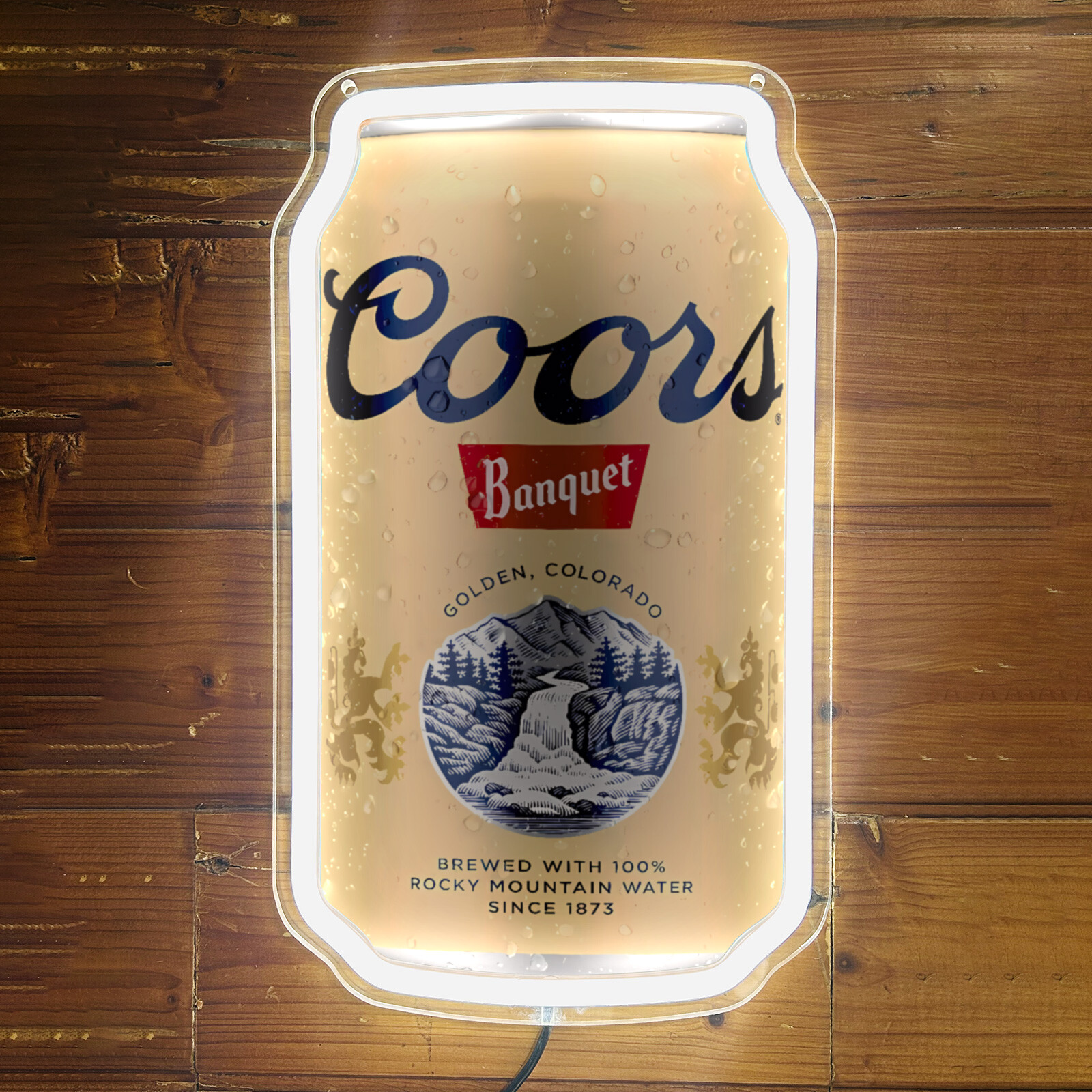 Coors Light Beer Can Bar Beer Poster Party Club Silicone LED Neon Sign ...
