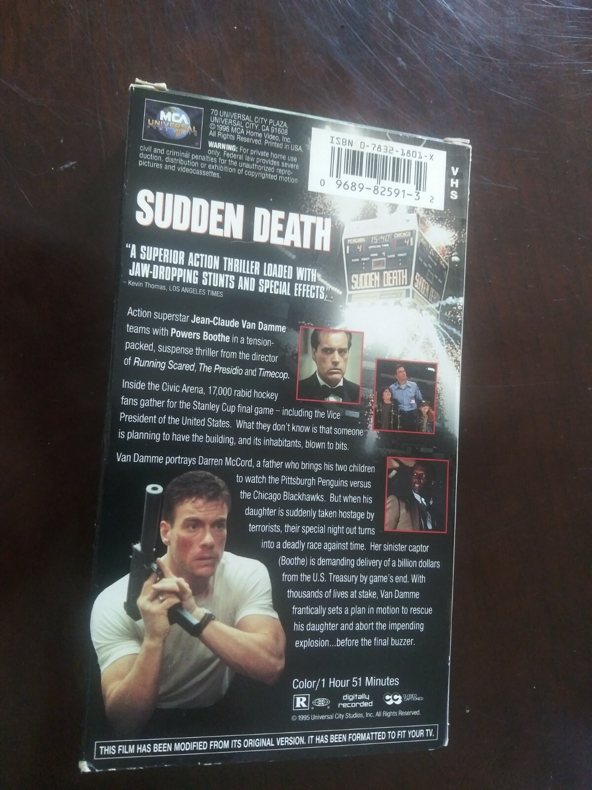 Sudden Death (VHS, 1996) 96898259132| eBay