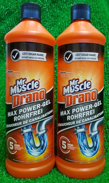 Mr. Muscle Drano Power-gel 3 X 1 Liter günstig kaufen | eBay