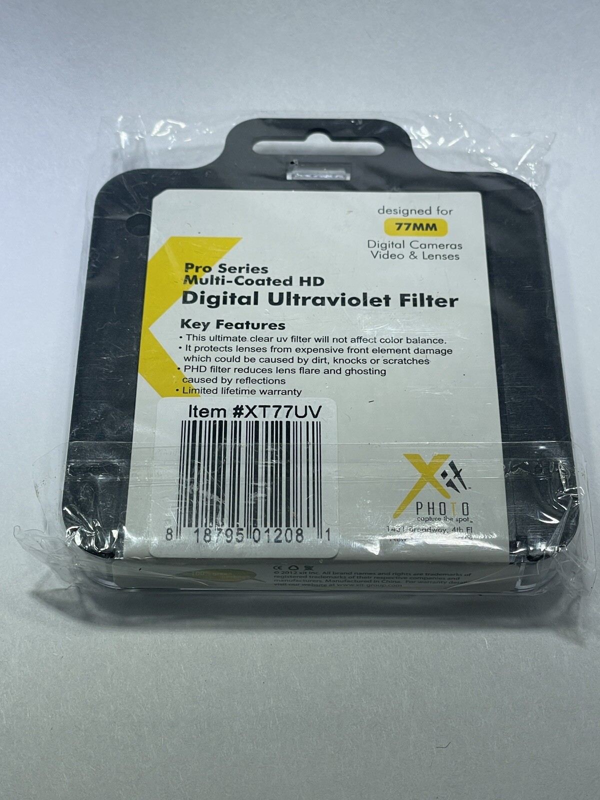 XIT Pro Series Multi-Coated HD Digital UV Filter 77mm Sealed | eBay