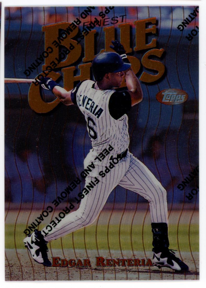 1997 Topps Finest Edgar Renteria Florida Marlins #17 | eBay