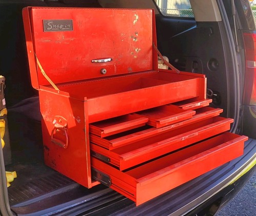 Vintage Red( 1968) Snap-On KRA-58B drawer top tool box Chest BEST ...