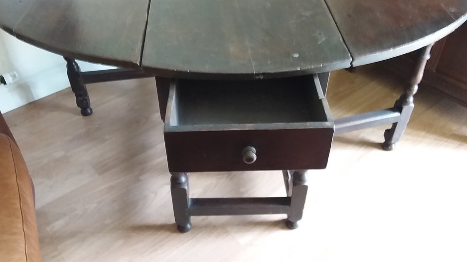 antique Qrgional Late 17c Oak Gateleg Leg Table. | eBay UK