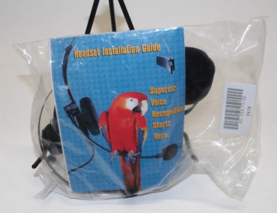 Vintage VXI Parrott Voice Recognition Translator Headset Installation ...