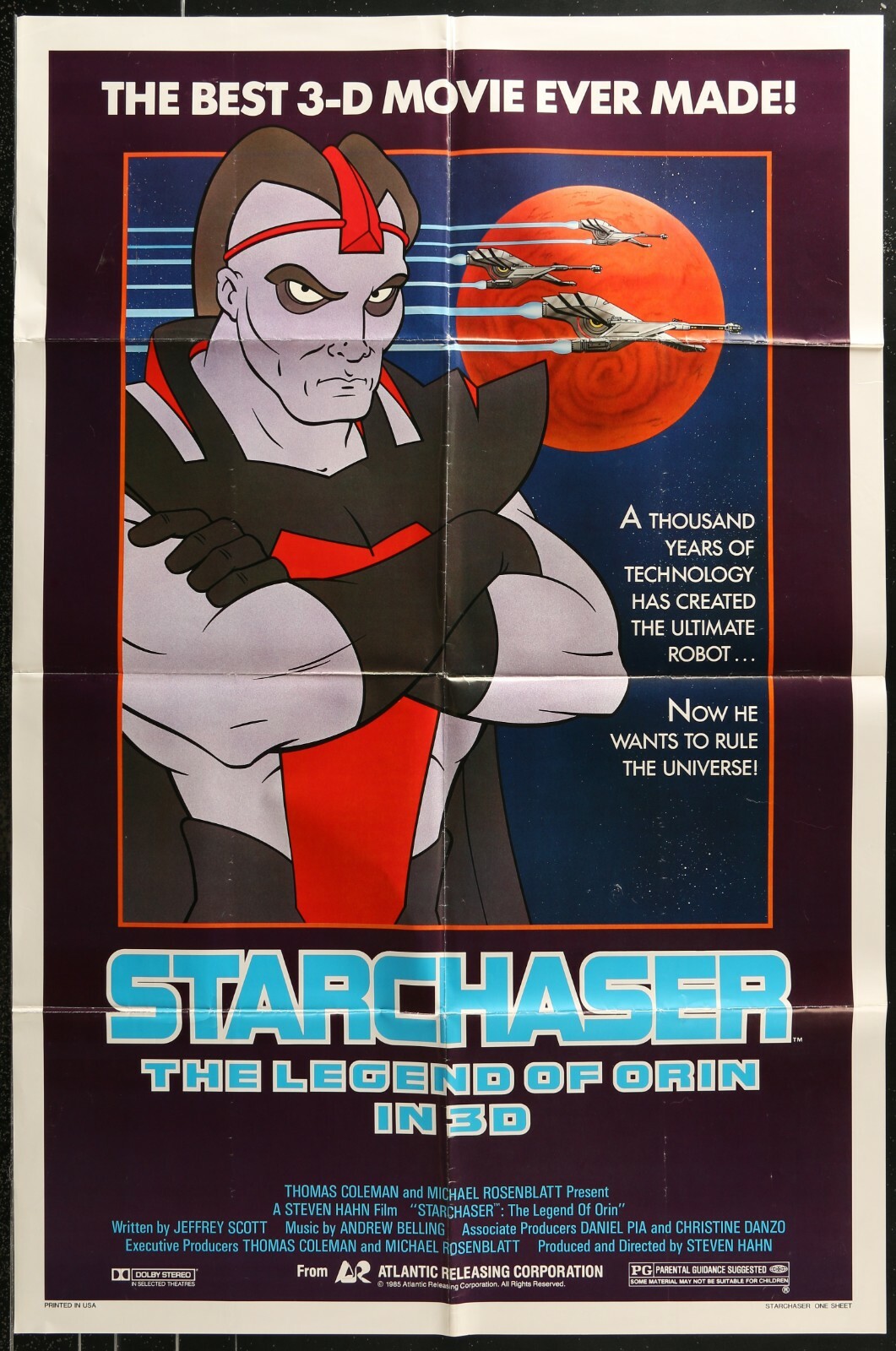 Starchaser: The Legend of Orin (1985) original movie poster - sci-fi ...