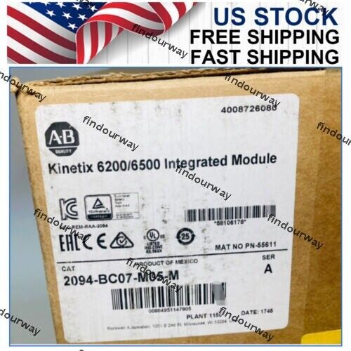 Factory Sealed Allen-Bradley 2094-BC07-M05-M Kinetix 6200/6500 ...