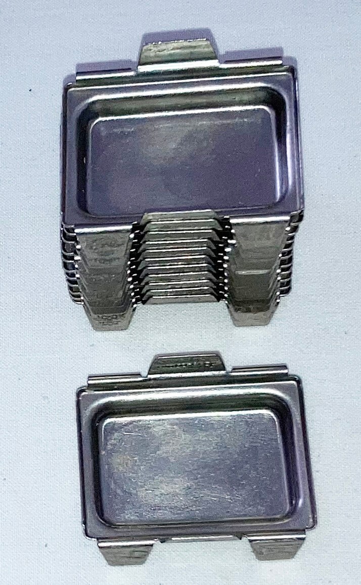 12 Fisher Histo Prep Stainless Base Molds 35 x 22 mm - Free Shipping ...