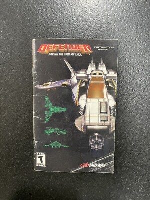 Defender Saving the Human Race (PlayStation 2, PS2) MANUAL ONLY No game ...