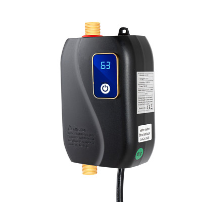 Electric Water Heater Small Instant Hot Water Heater Under Sink Plug in ...