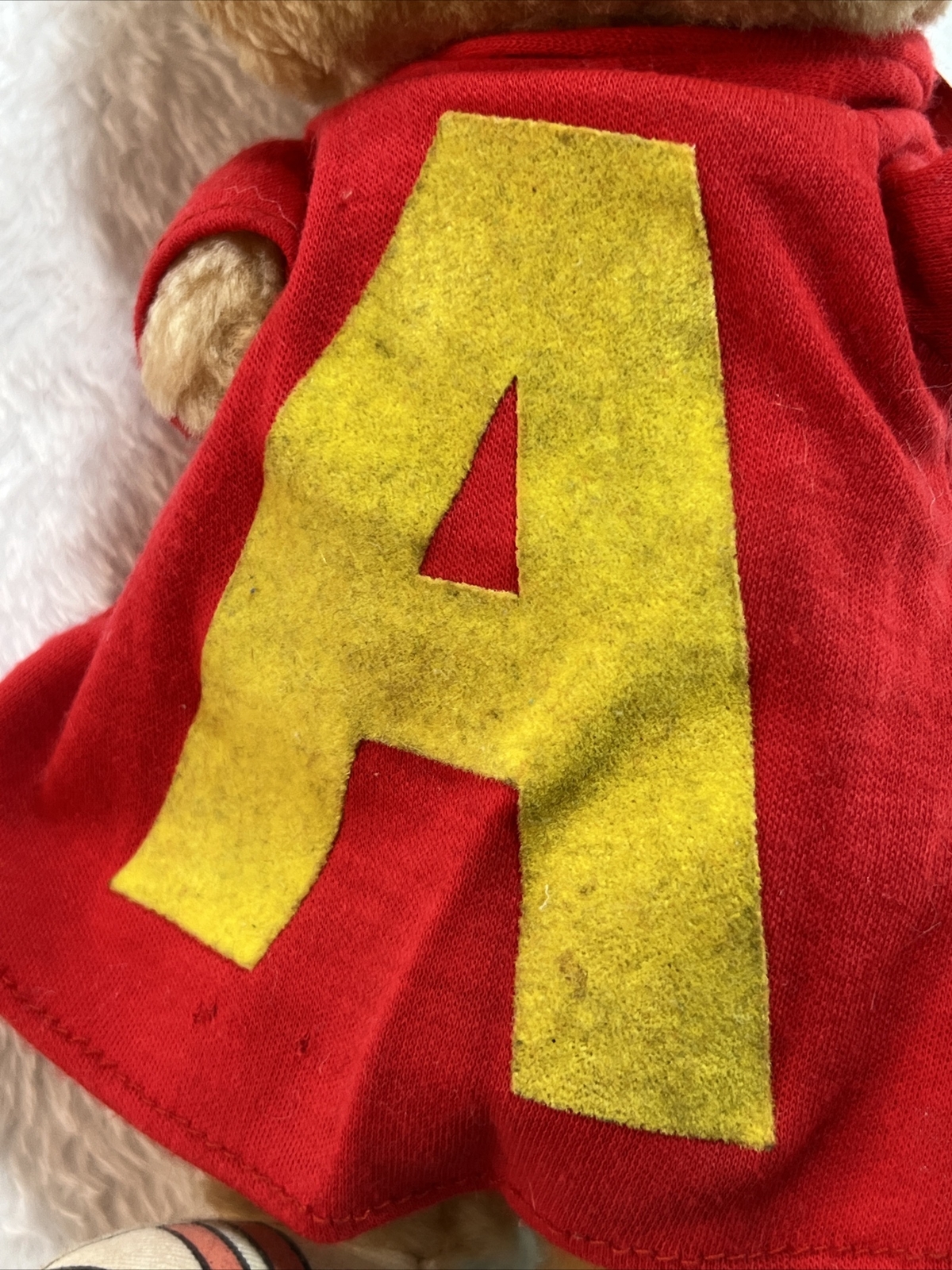Vintage 1983 Alvin And The Chipmunks ALVIN 11” Plush Doll CBS Toys Red ...