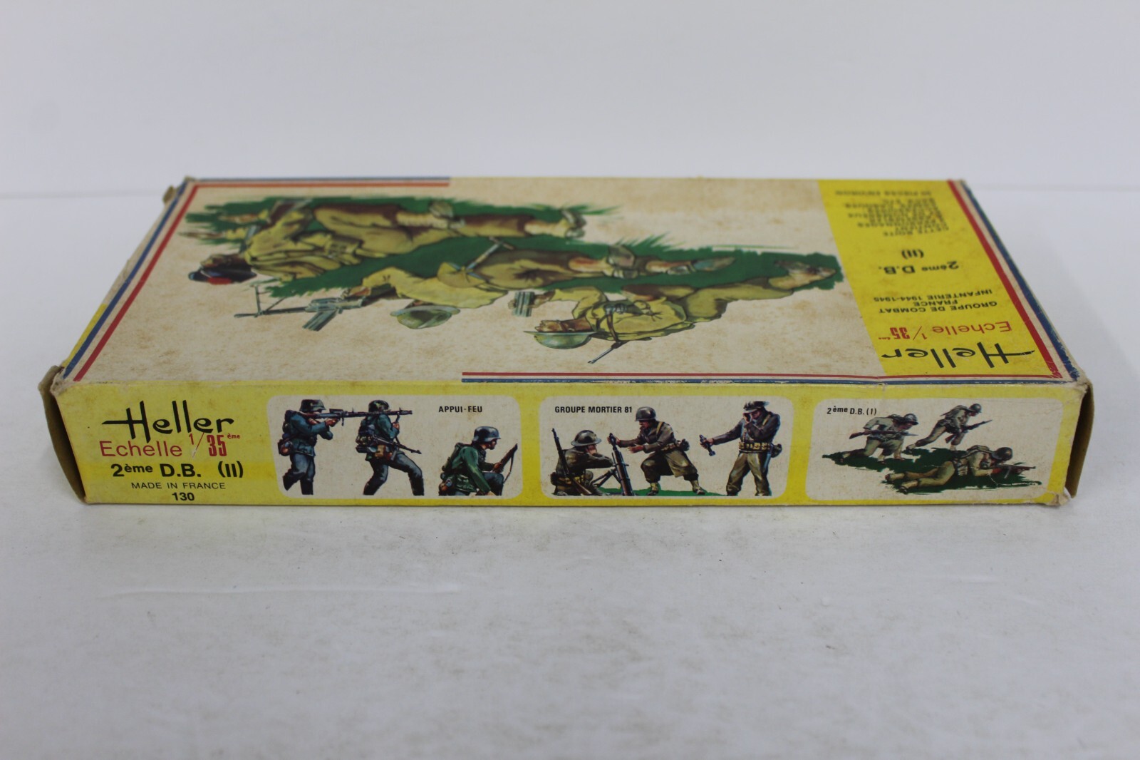 Vintage Groupe De Combat France 1/35 Scale Heller Model Kit 130 Unbuilt ...