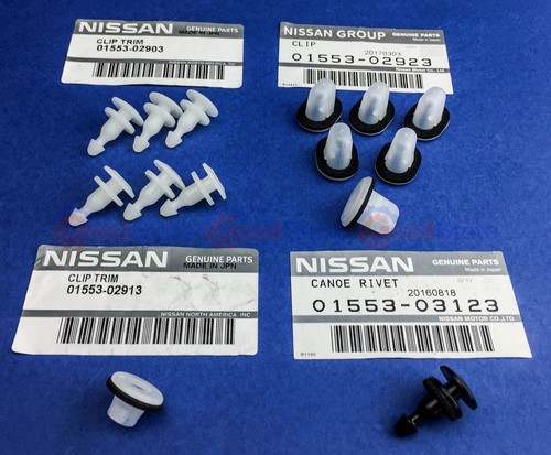 GENUINE Nissan Patrol GU Y61 Series 1 2 3 Front Flare Clip Full Kit 7 ...