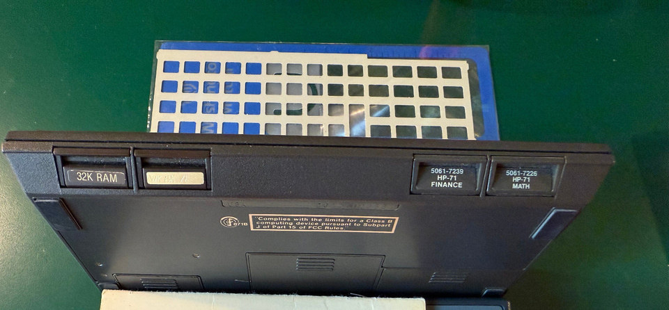 HP 71B Calculator/computer mint with card reader, IP IL interface and 4 ...