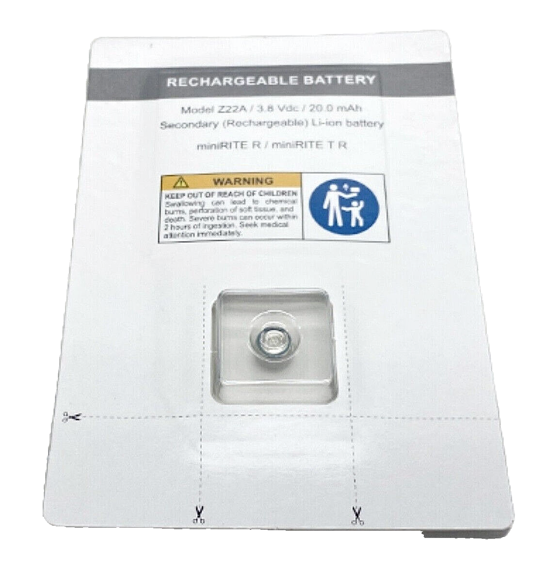 New, Sealed Rechargeable battery Oticon miniRITE R / MiniRITE T R ...