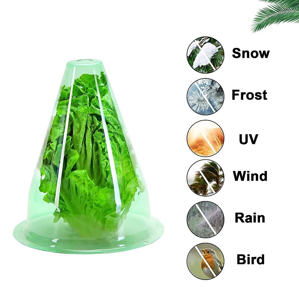 12× Garden Cloches for Plant Multifunctional Plant Protectors Bell Jar ...