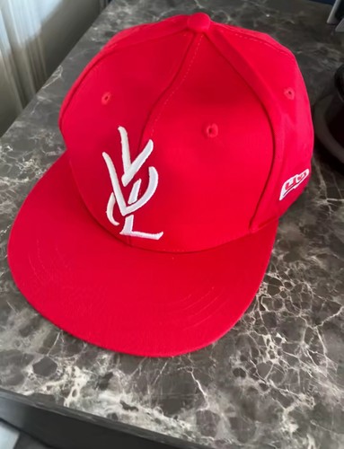 New 7 1/2 Playboi Carti YVL Fitted Hat Red | eBay