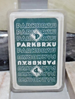 Skat German Card Game Deck Of FX Schmid Parkbrau Beer playing cards In ...