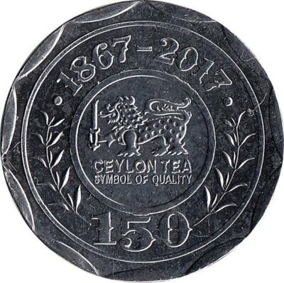 Sri Lanka 10 Rupees 2017 "Ceylon Tea 150th Anniversary" | eBay.de