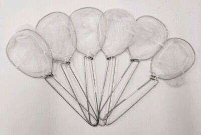 6-PACK - Minnow BUCKET DIP NET - Ice Fishing Live Bait Fish Tanks ...