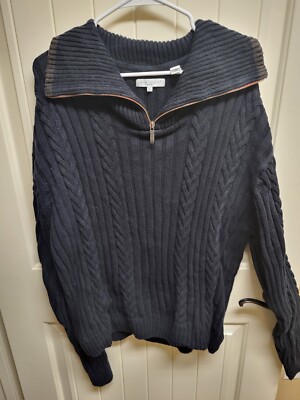 Alex Cannon Supima Cotton Long Sleeve Quarter Zip Men's XL Sweater Mock ...