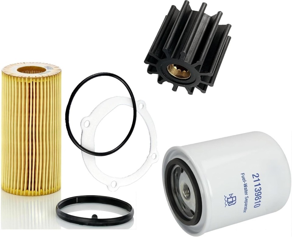 Marine Service kit Compatible with Volvo Penta D3,Oil Filter 30788490 ...