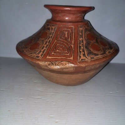 Pre-Columbian Panamanian Conte Cocle Sea Turtle Pottery Jar Vessel ...