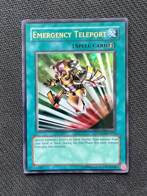 Yugioh Emergency Teleport UL Edition Ultra Rare TDGS-EN053 LP/NM | eBay