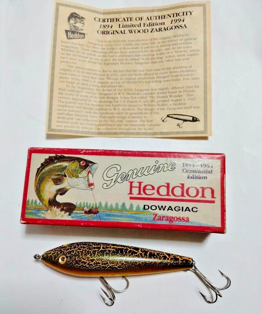 HEDDON 100th Anniversary Limited Rare Unused Old Lure Rare | eBay