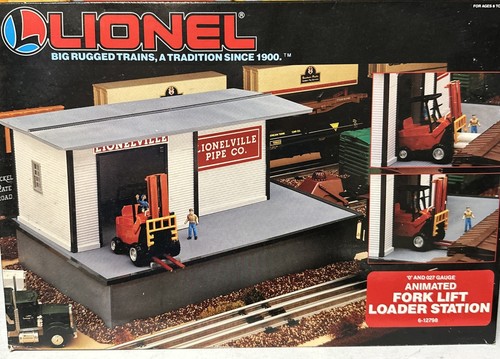 Lionel 6-12798 O/O27 Gauge Operating Forklift Loader Station NIB ...