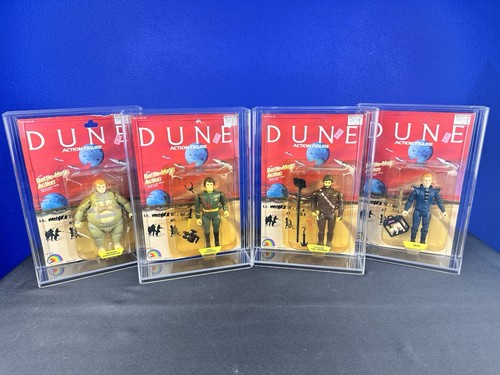 Set of 4 LJN Dune 1984 action figures with FREE acrylic cases. | eBay