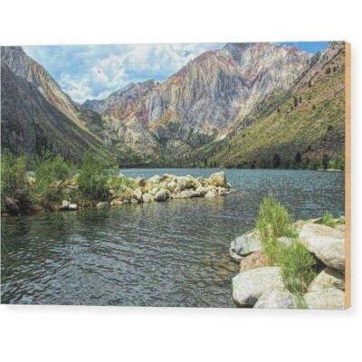 Wood Print "Convict Lake Marina" | eBay