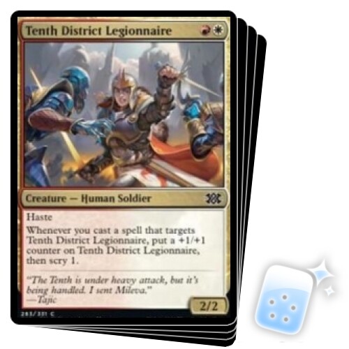 Tenth District Legionnaire X4 M/NM Magic: The Gathering MTG Double ...