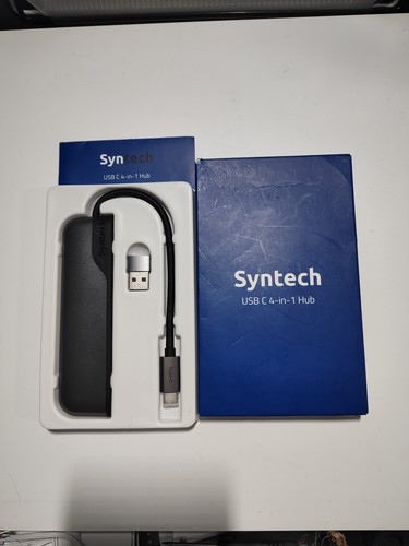 Syntech USB C 4-in-1 Hub - Compatible w/MacBook Air Pro, iPad Mini 6 ...