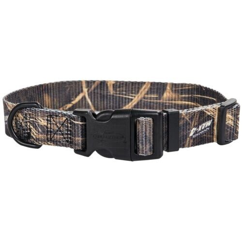Team Realtree Max 4 Durable Camo 1" Thick Medium Dog Collar Quick Snap ...