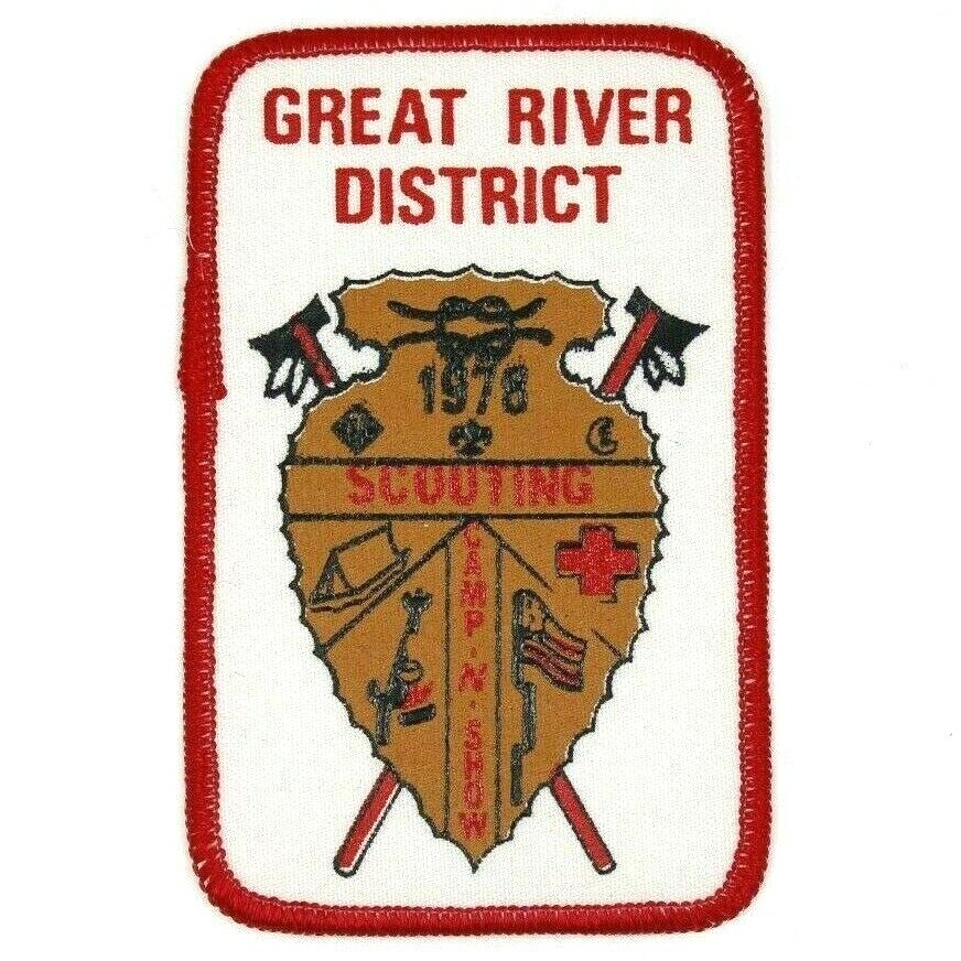 1978 Camp N Show Great River District Chief Seattle Council Patch Boy ...