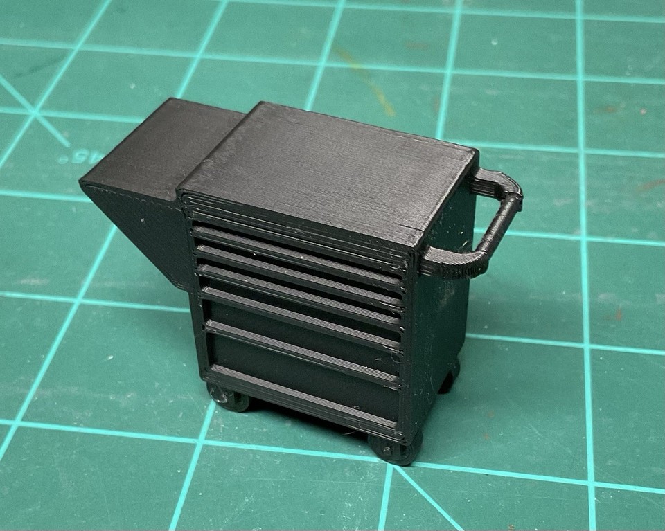 1/25 Scale 36" Pit Tool Box - 3D Printed Racing Diorama Accessory ...