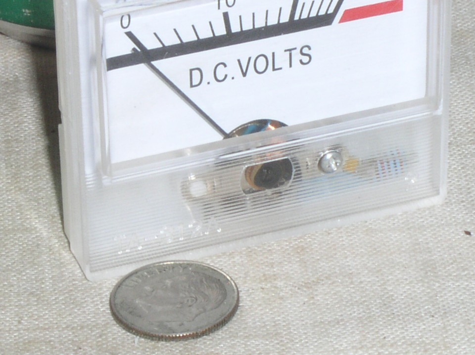 NEW SMALL 0-30V DC 30 V VOLT ANALOG VOLTAGE PANEL METER DC VOLTMETER ...
