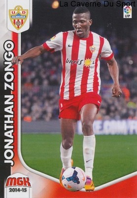 N°016 JONATHAN ZONGO # BURKINA FASO UD.ALMERIA CARD PANINI MEGACRACKS ...