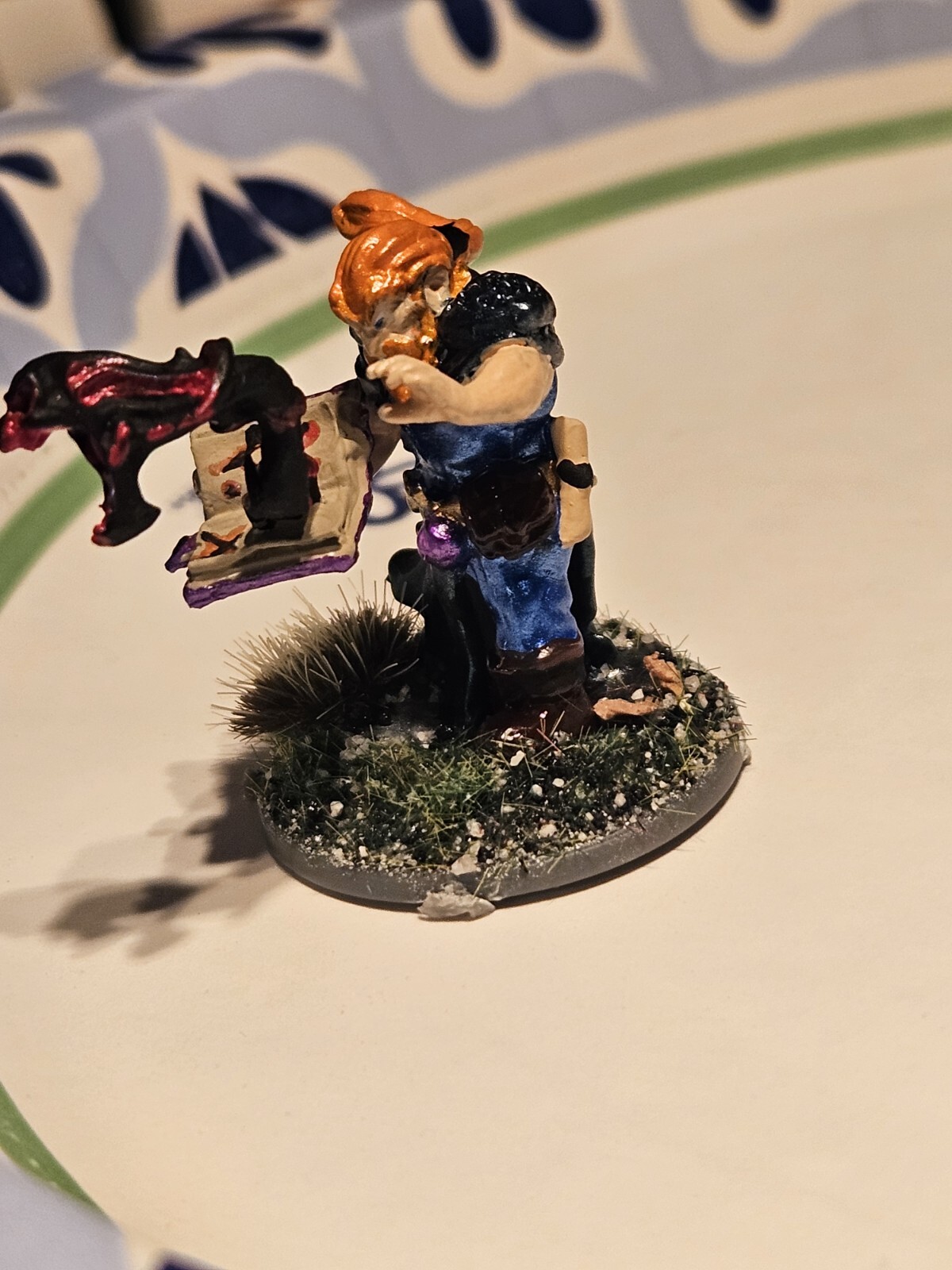 METAL Hand Painted Dwarf Wizard Mage D&D Miniature, Painted Pathfinder ...