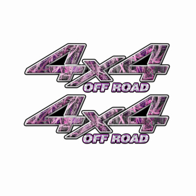 4x4 OFF ROAD Pink Tallgrass Camo Truck Decal Sticker KA010OR4 | eBay
