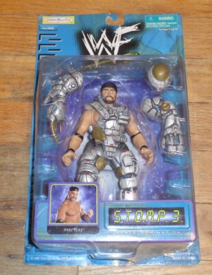 1998 WWF Jakks Marc Mero figure WWE Wrestling MOC STOMP 3 WCW Johnny B ...